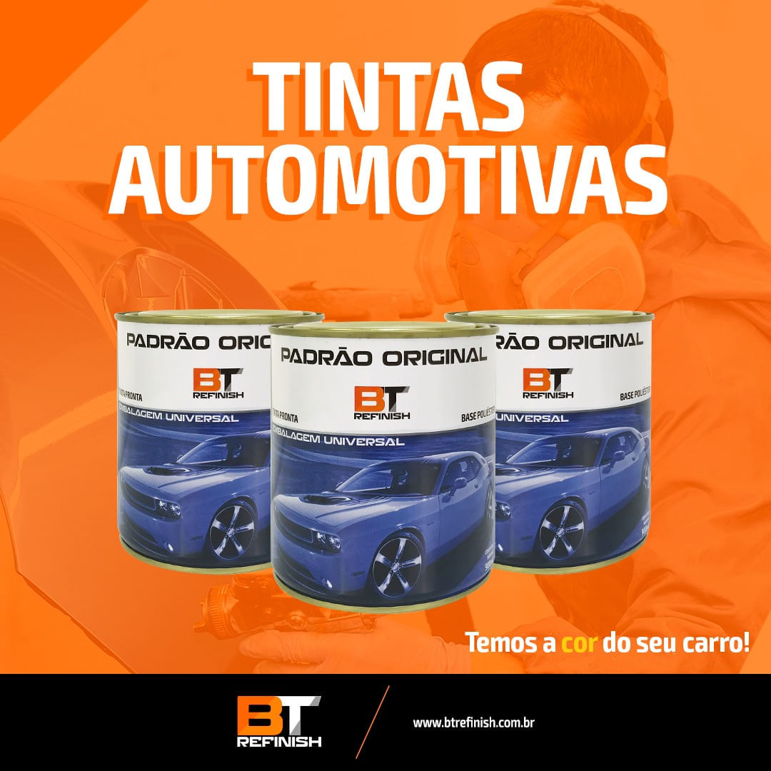 Tinta Automotiva Prata Reflex VW01 900ml - Bt Refinish