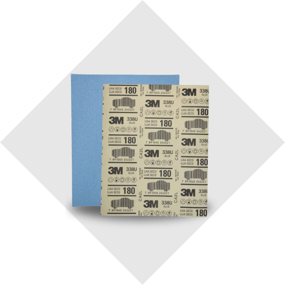Lixa Seco Grão 80 Blue - 3M